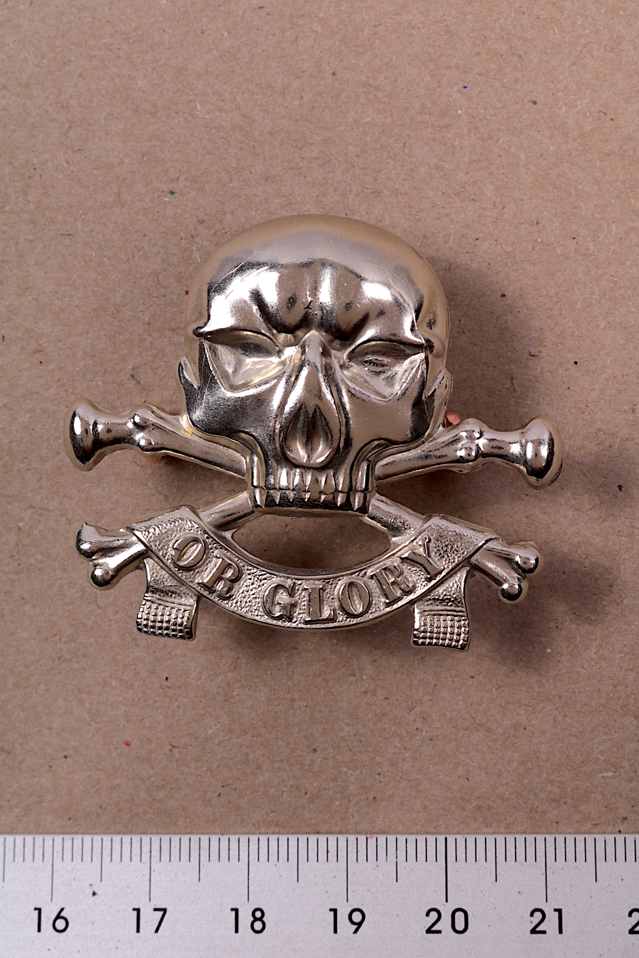 17th 21st Lancers Cap Badge Death or Glory | Blitz Militaria