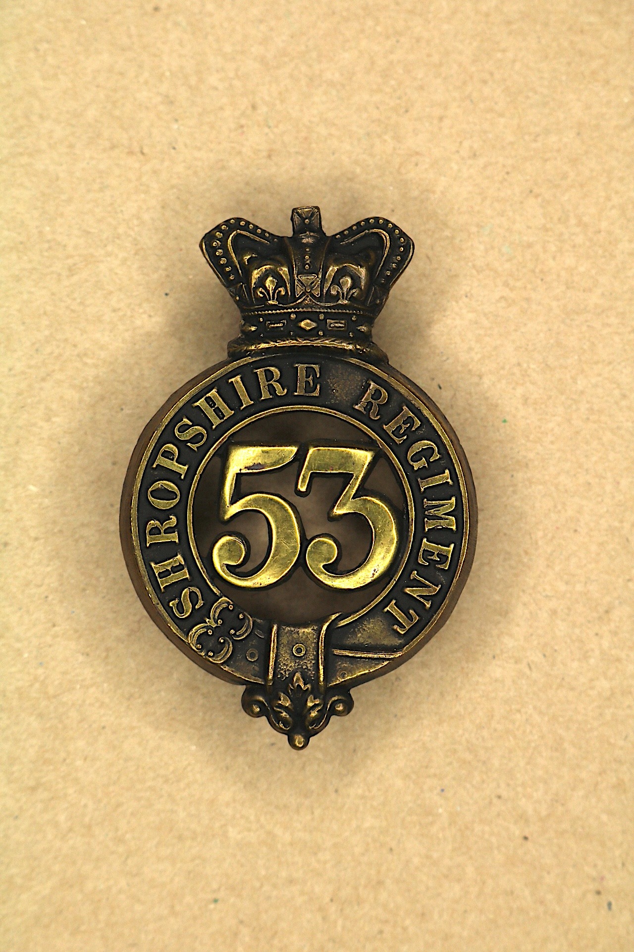 Shropshire 53rd Regt Glengarry Badge | Blitz Militaria